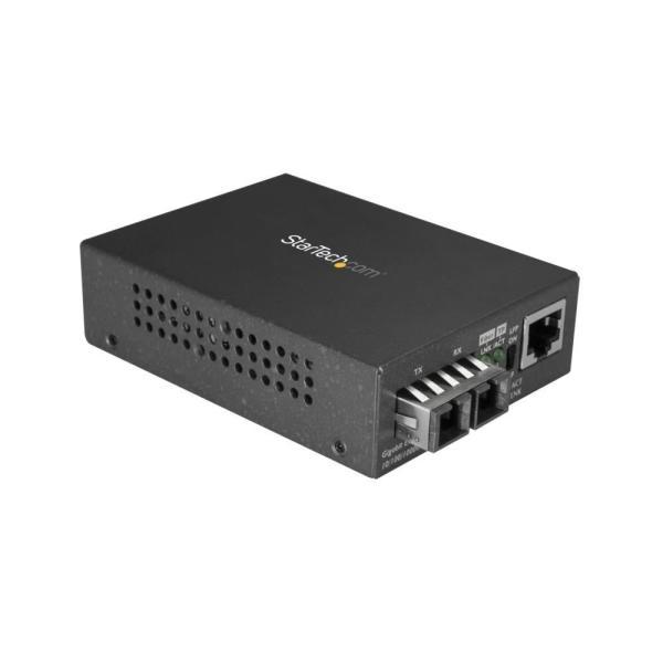 1000BASE-SXネットワークのマルチモード光ファイバでギガビットイーサネット(1000Mbps)を550mまで延長する光メディアコンバータ。この光メディアコンバータは、銅線から光ファイバ、光ファイバから銅線への変換を透過的に行います。...