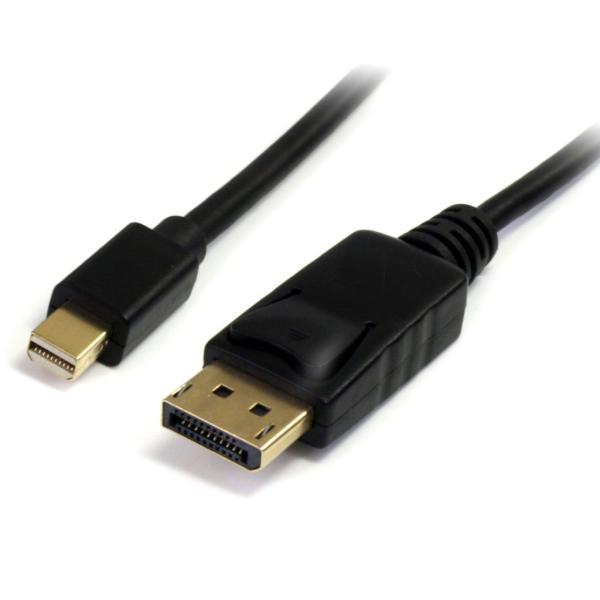 Mini DisplayPort（オス）コネクタとDisplayPort（オス）コネクタを備えた4k対応アダプタケーブル。Mini DisplayPort搭載ノートパソコン（Mac?製品を含む）を、標準DisplayPort接続を使用するH...