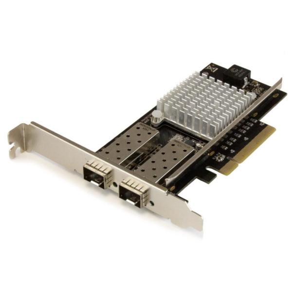 10GbE対応2ポート オープンSFP+搭載 光ファイバーネットワークカード。【より高速にファイル転送】大容量ファイルの転送、マルチメディアコンテンツ、そしてネットワークユーザー数の増加により、ネットワーク・インフラにはより広い帯域幅が常に...