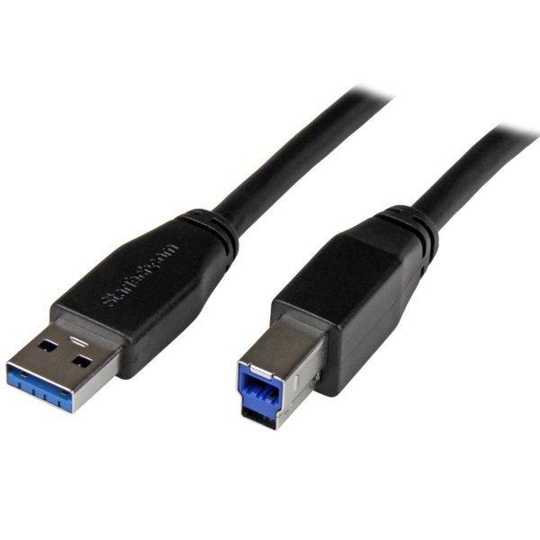 5m USB 3.0 (A - B)ケーブル。標準サイズのUSBケーブルの限界に悩む必要はありません。一般的にはUSB 3.0ケーブルとして知られるこのアクティブUSB 3.1 Gen 1(5 Gbps)があれば、USB Type-B対応周...