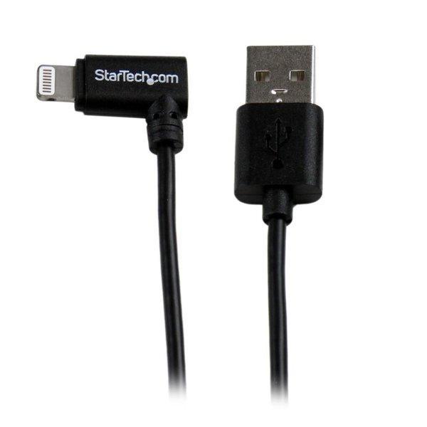iPhone、iPod、iPad用Lightning - USB L型ケーブル(2m)。ブラックのモバイルデバイスと相性がよく、新世代Apple モバイル機器をPC/Mac コンピューターのUSBポートから同期・充電する信頼性の高いソリュー...
