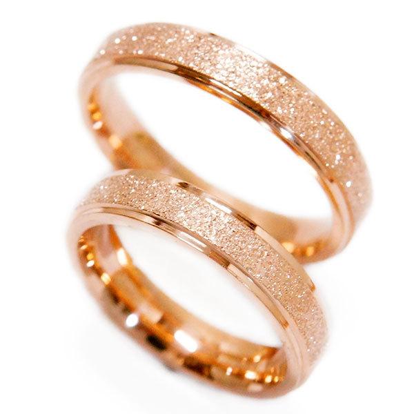 ★商品のサイズ★　　【6mm幅】16号参照　外径約22mm　重さ約3.2g　　【4mm幅】9号参照　外径約21mm　重さ約2.1g　　★素材★　ステンレス＋ピンクゴールドコーティング＋磨きガラスコーティング