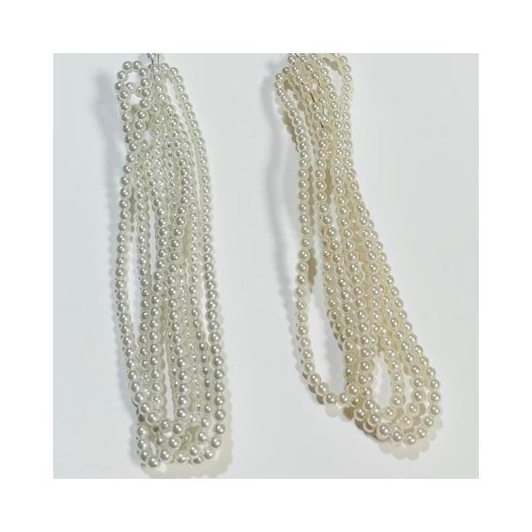 ♪♪♪プチプラなのでポイント消化にもおすすめ♪♪♪---------------------------------------キスカパール オフホワイト色、クリーム色、白パール、ホワイトパールプラスチック パールプラ パール 3mm 3ミ...