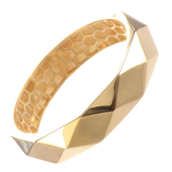 商品番号:FGX00304使用貴金属:K18(18金イエローゴールド) 刻印有り総重量:約2g 17号で計量サイズ:幅（リング上部）約4.6mm 幅（リング下部）約4.6mm厚み（リング上部）約1.9mm 厚み（リング下部）約1.9mm付属...