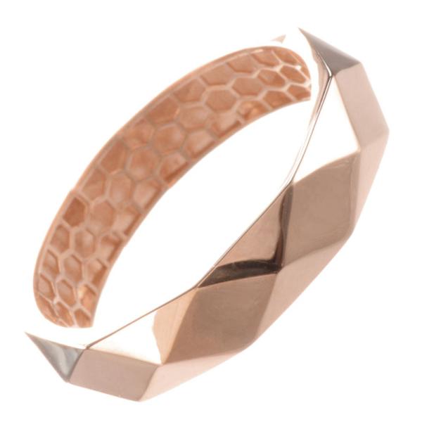 商品番号:FGX00385使用貴金属:K18PG(18金ピンクゴールド) 刻印有り総重量:約2g 17号で計量サイズ 幅（リング上部）約4.6mm 幅（リング下部）約4.6mm厚み（リング上部）約1.9mm（リング下部）約1.9mm付属品:...