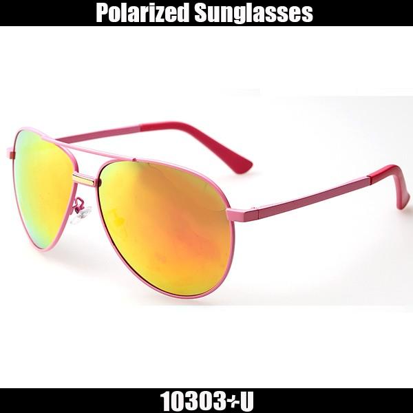 【ＳＰＥＣ】□商品名：偏光メタルカラーティアドロップ□ブランド：１０３０３+Ｕ□型番：Ｕ03□フレームカラー：ブラック・ホワイト・ピンク・ブルー・グリーン□レンズカラー：ブルー・オーシャンブルー・ピンクゴールド・グリーン□サイズ：高さ/54...