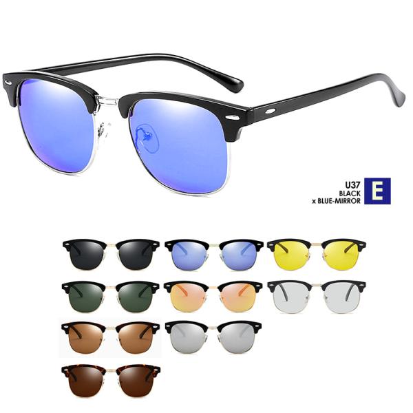 【ポイント】◆水面や道路の照り返し等、反射光を防ぐ偏光タイプのサングラス。◆特定の光の色をカットするミラーレンズ(E/F/G)もラインナップ。用途に応じてお選びください。◆明るくコントラスト強調するので室内や夜間など暗い場面で最適（偏光は弱...