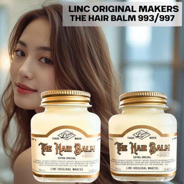 商品名：リンクオリジナルメーカーズ ヘアバーム 種類：993　997内容量：70gリンクオリジナルメーカーズ ヘアバーム No.997 70g LINC ORIGINAL MAKERS ヘアワックス スタイリング 濡れ髪 束感 ツヤ まとま...