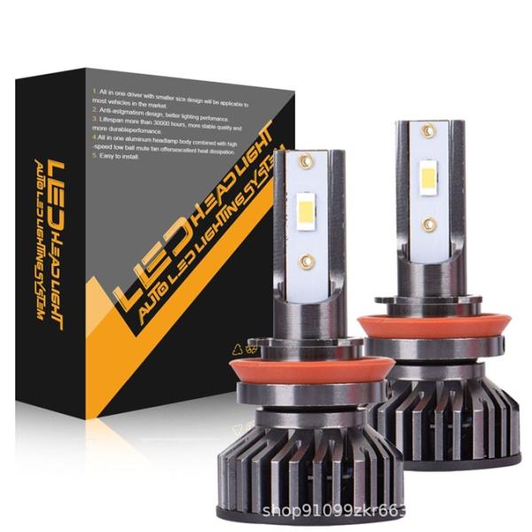 【セット内容】 電 圧：DC12V対応 規 格：H8/H11規格 対応 個 数：2個 発光色：ホワイト色温度：6000K（車検対応）ルーメン：16000LM消費電力:22W起動電圧: DC9-36V 16000LM COB 対応 LEDバル...