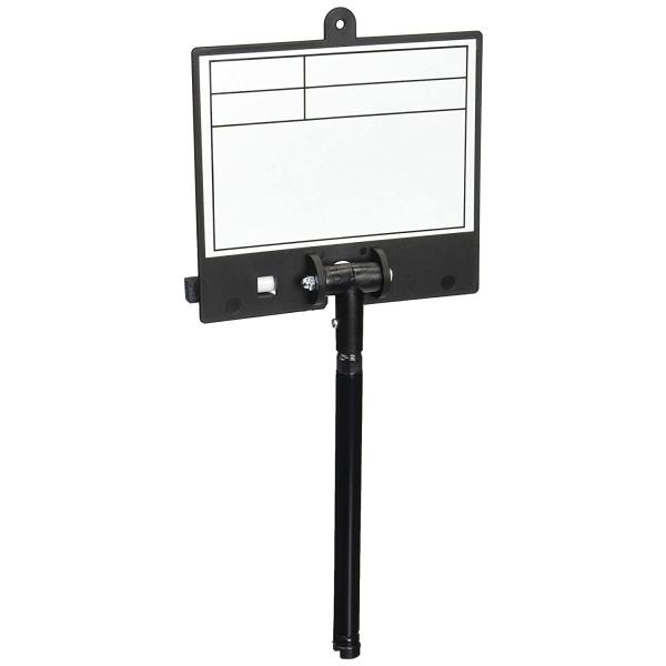 ●スチール製なのでシール式に比べて高耐久で、マグネット取り付けも可能。※付属品：筆記具1本●伸縮式ビューボード・ホワイト●通常のホワイトボードに比べて、撮影時に反射しにくい低反射タイプ。[仕様]ボードサイズ：W150×H135mm表示面サイ...