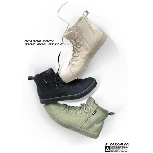 FUBARブランドからシリーズ第三段目となるワークシューズは【サイドゴア】を採用したキャンバスハイカットモデル。流行のアースカラーをワントーンで仕上げ、まるで鋼鉄芯入りとは想像できない上品なデザイン。伸縮性に優れるサイドゴアを採用し、シュー...