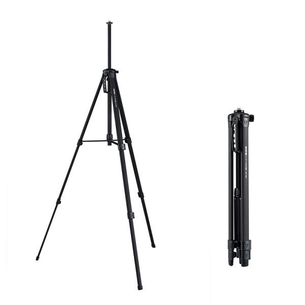 ・エレベーター式で水平ラインの基準合わせが簡単・専用ソフトケース付[仕様]全高：1,705mm昇降幅：305mm収納長：640mm定芯桿径：5/8inch重さ：1.31kg