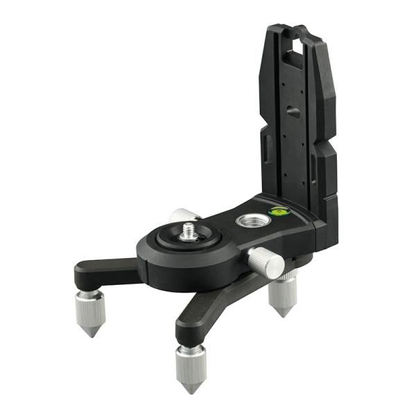 ・ATL-CX10RG専用・背面に強力マグネット付で軽量鉄骨やH形鋼に取付可能・フック穴（壁面取付け用ビス穴）付・レーザー用三脚（5/8inch）に取付可能・円形気泡管付・たちライン微調整ネジ付・付属の専用脚で接地面の傾きに対し水平に調整で...