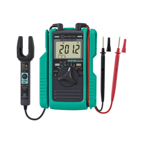 クランプ付きポケットサイズDMM　真の実効値タイプ強化保護ブッシュ付きオープンコアセンサでAC/DC電流測定が可能被測定導体径φ12mm(IV38mm2まで対応)歪んだ波形でも正確に測定できる真の実効値測定DCAゼロ調整がワンタッチ短絡防止...