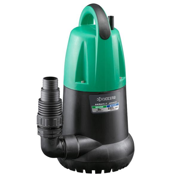 ●水中汚水ポンプ●軽くて、パワフル●サビに強い樹脂ボディ●長時間の連続運転にも安心なサーマルプロテクタ(過熱保護装置)付[仕様]口径：32/40/50mm最高全揚程：(50Hz)9m、(60Hz)10m最大吐出量：(50Hz)220L/mi...