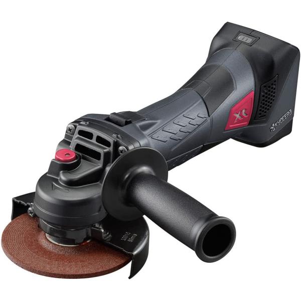 ※写真の砥石は別販売品です。100V電源(AC)機並みのパワーを実現！全長311ｍｍ※2のボディとφ48mmの握り径取り回しの良いコンパクトボディクラス最大の切込深さ25mm切込深さが変わらない丸形スリムギヤヘッド作業内容に応じて選べる回転...