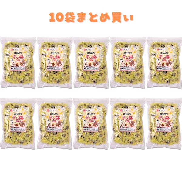 【１ケース（１０袋）まとめ買い応援セール】ランドアート オリジナル商品たくさん入ったお得なはちみつ干し梅甘酸っぱくて美味しいクエン酸で夏バテ防止塩分補給に最適ソフトタイプ[仕様]入数：500g袋入り×１０袋●100gあたりの栄養成分表示エネ...