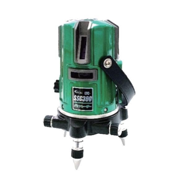 ジンバル整準ラインメモリーNI-MH充電池モード切替３段階実測精度 ±1mm/10ｍ[仕様]レーザー：グリーン光半導体レーザー       出力：クラス2M         実測精度：10mで±1mm以内(全方向)       ライン幅 3...