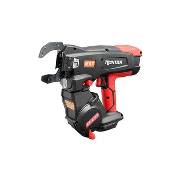 2本のワイヤを同時に送る「ツインタイア機構」搭載、1結束0.7秒以下で結束残量表示機能付リチウムイオン電池搭載【対象鉄筋径：最小D16×D16〜最大D38×D16×D16】商品名：RB-610T商品品番：RB90680質量：2.0kg(電池...