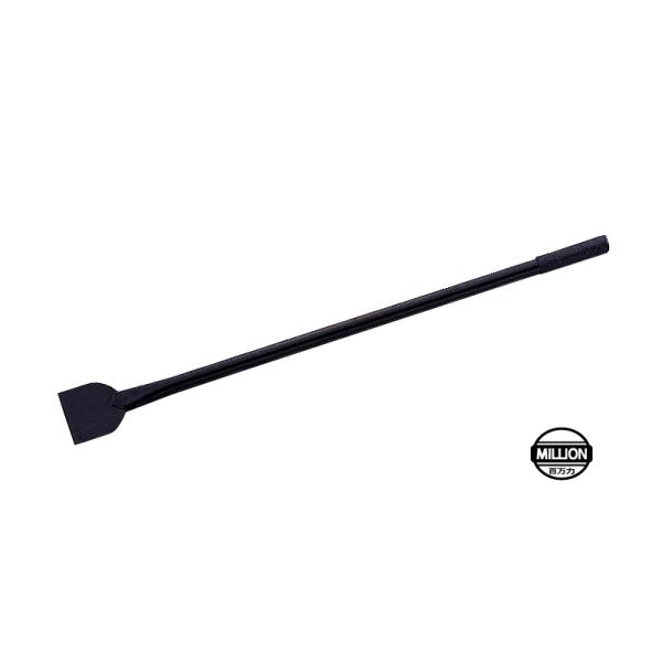 ●ケレン作業に最適な片刃設計です。●ゴムグリップ付で滑りにくいです。●軽量パイプ柄を採用しました。●用途土壁、タイル、壁材、床材等のはがし作業に。ペンキ削りや溶接のノロ取りに。[仕様]材質：機械構造用炭素鋼熱処理：刃部　熱処理済サイズ（mm...