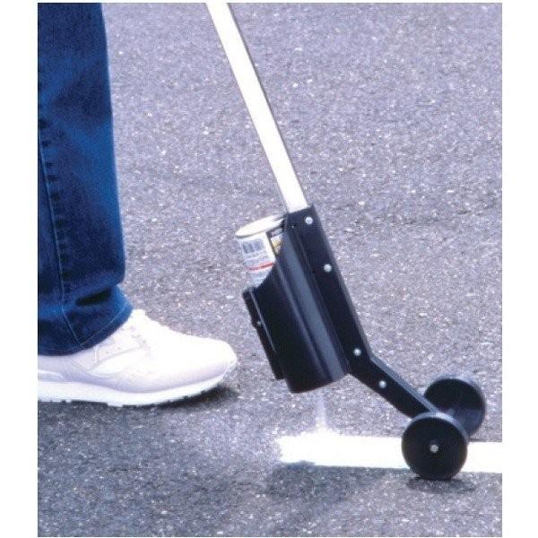 ●駐車場、道路、工場、倉庫、運動場等のアスファルト面やコンクリート面のライン引きに。●道路線引き用スプレーをセットするだけで、簡単に区画線引きができます。【仕様】サイズ・重量：W180×D82×H870mm・1,300g