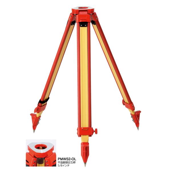 精密木脚PMW3シリーズ比較、約1.5kgの軽量化を実現。機能性とモバイル性を両立させた木製三脚が誕生しました。モーターTSの回転に耐える剛性、耐荷重、耐振性を備え、抜群の安定性を保ちます。移動の多い測量現場での利便性も向上しました。■仕様...