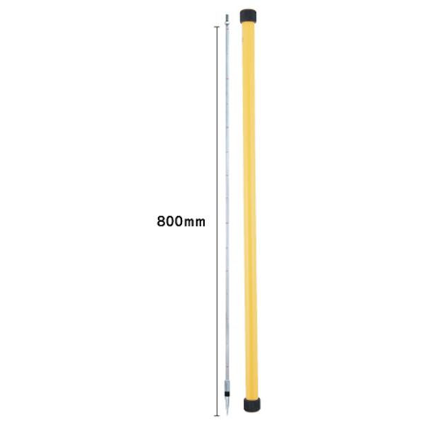 ●石突先端から100mmごとに赤く墨入れ●プリズム高表示で簡単設置●10cmごとにレーザー印字のプリズム高表示があるため、迅速かつ正確にプリズム設置が可能です。●2種のピンポールを連結可能に●2種のピンポールを連結することで、プリズムの高位...