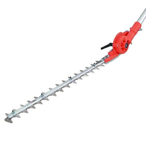 レバー1本で、刈刃角度を上下それぞれ47度に変更することができます。安全な上下刃往復式作業がはかどる軽量タイプ。刈太郎500は本体重量1.5kg。上面の刈込みも楽に作業ができます。刃は高級刃物鋼を使用し、切れ味の良い3面研磨処理を施していま...