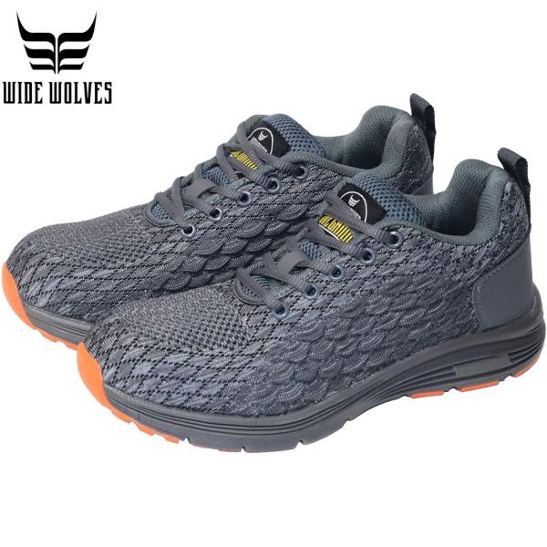 通気性の良いストレッチニットでフィット感がUP鋼鉄先芯の耐圧迫性能のと耐衝撃性能は自社基準を有しています。軽量EVAハニカムインソールを採用。軽くてクッション性がよい。[品質] アッパー：ポリエステルニット先芯：鋼鉄先芯ライニング ：ポリエ...