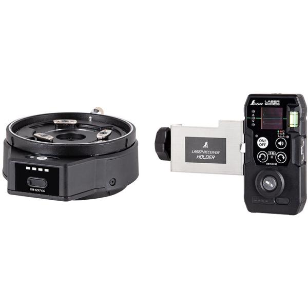 ●専用受光器で決めた位置に向けて回転し、自動でレーザーラインを合わせることで、2人での作業が必要な地墨合わせ作業を1人で行うことができます。●自動追尾回転台はレーザーロボ LEXIAシリーズと接続可能なため、後付けができます。●自動追尾モー...