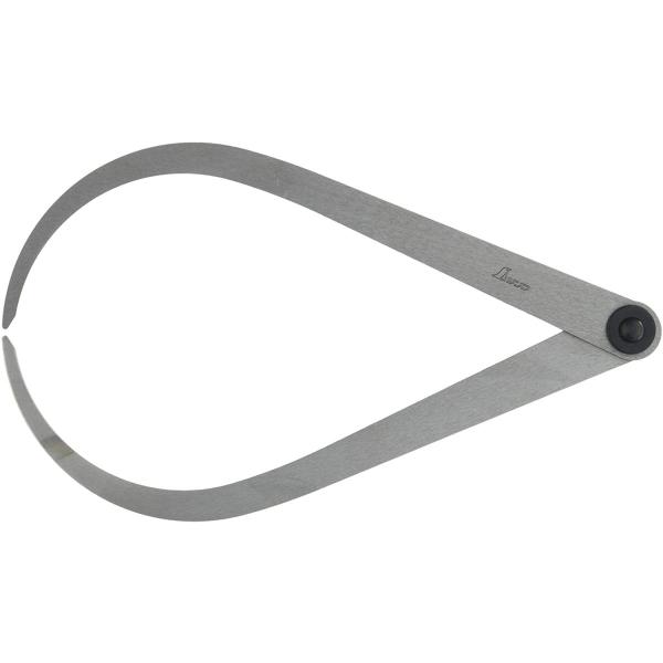 ●ノギスでは測れないものの外寸測定に便利です。[仕様]●本体サイズ 213×120×12mm●使用範囲 200mm●製品質量 77g●材質：炭素鋼