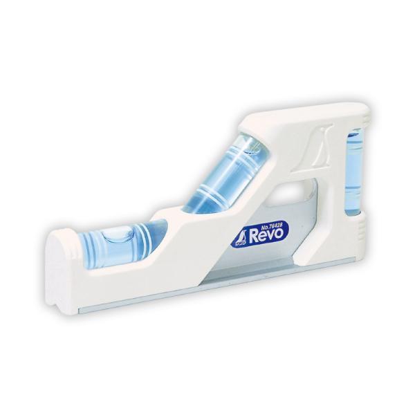 ●Ｖ溝測定面で、パイプも測定できます。●蓄光シート付気泡管です。●ポケットサイズで携帯に便利です。●気泡管は視認性バツグンのBLUE EYEを採用しました。[仕様]●本体サイズ 120×53.5×16mm●製品質量 58ｇ●感度 0.5mm...