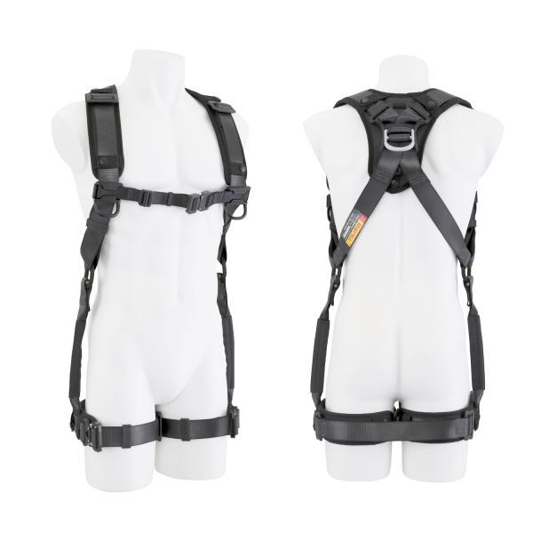 ●快適性と装着性、軽さにとことんこだわったハイスペックモデル●腰道具を付けたまま脱ぎ着ができます。ハーネスを使う時に胴ベルトを外す必要がありません●軽い！本体重量1,000g（付属パッド重量250g）●フリーサイズ 。調整幅が広いのでどんな...