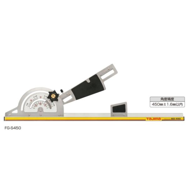 ●風車形状固定ツマミで保持力抜群●高剛性アルミパイプ材を突当て部に使用●白地で見易い目盛板●押え部に滑り止めゴムを採用●捨て木取り付け機能搭載[仕様]長さ：300mm角度・勾配両目盛付目盛15°〜165°捨て木1本[材質]本体：ステンレス・...