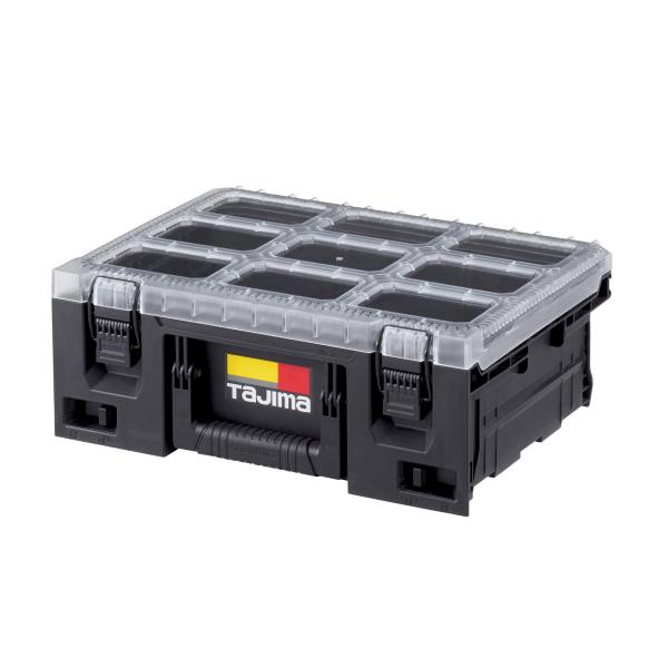 ●セフ引出しボックスL用「フタ付き仕切りトレイ」●透明なトップカバーでフタを開けずに中身の確認が可能●持ち運びに便利なフロントハンドル付●IP65準拠の防塵・防水仕様●スムーズな引出し＆トレイが簡単に取出せる「左右連結ロングスライドレール対...