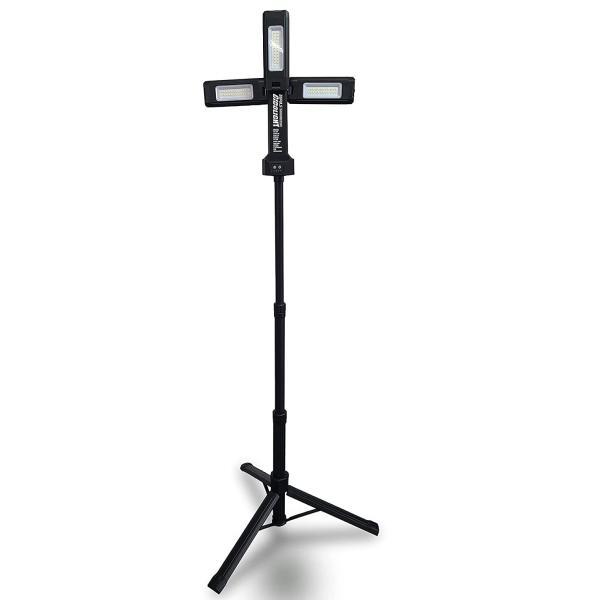 ●最大明るさ2000ルーメン●防塵防滴 IP54●白色?暖色切替●360ド照射可能●フック＆強力マグネット付き●ワンタッチで開く三脚[仕様]電源：リチウムポリマー電池 3.7V 8000mAh入力：5V2A充電方式：USB TYPE-C（ケ...