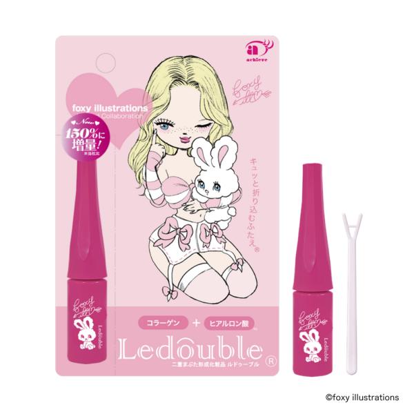 大人のルドゥーブル foxyデザイン限定パッケージ さらに、150％に増量！たるんだまぶたもきれいな二重まぶたに。あの頃の私に・・・。今までにないタイプの商品！シニア層ターゲット！簡単・速乾・ギュッと引き上げてＷスッキリ！まぶたを接着せずに...