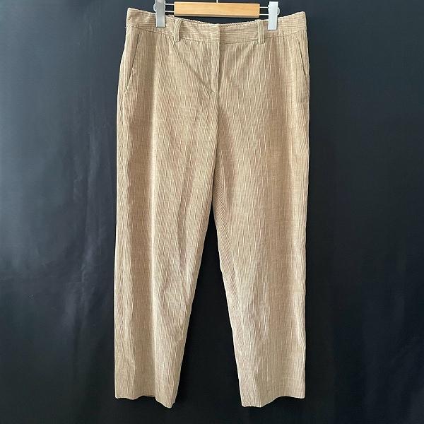 商品名（タイトル）：#wnc アニオナ AGNONA パンツ 46 ベージュ コーデュロイ イタリア製 大きいサイズ レディース [858081]ブランド名：アニオナ(AGNONA)アイテム名：パンツサイズ：46性別：レディースカラー：ベー...