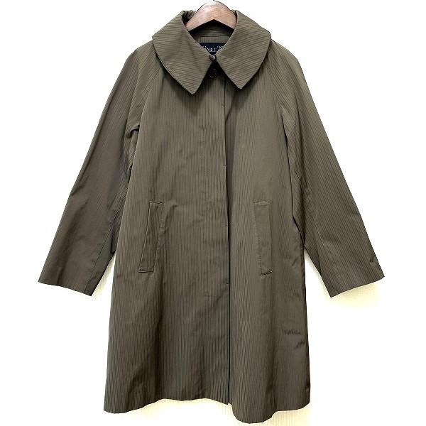 商品名（タイトル）：#wnc バジーレ BASILE28 コート カーキ系 中綿 ライナー付き ストライプ ロング レディース [912636]ブランド名：バジーレ(BASILE28)アイテム名：コートサイズ：表記なし性別：レディースカラー...