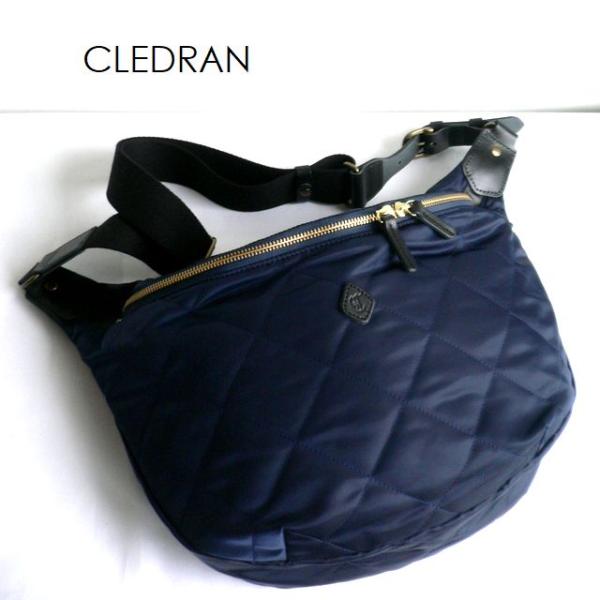 　CLEDRAN/クレドラン　日本のレザーブランド　【サイズ】　1sz　幅45 高さ26 マチ12　ショルダー長さ66〜108cm　背面:ファスナーポケット×1　ファスナー式開閉　内側:オープンポケット×2　重さ(g)400　素材 ナイロン...