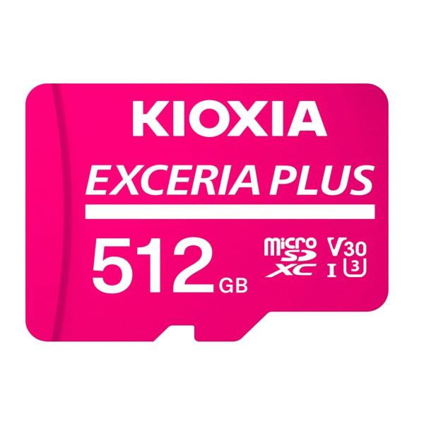 KIOXIA(キオクシア) 旧東芝メモリ microSD 512GB EXCERIA PLUS UHS-I U3 V30 Class10 Nintendo Switch動作確認済 microSDXC 最大読出100MB/s 最大書込85MB...