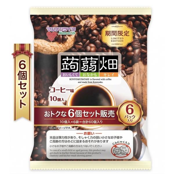 マンナンライフ 蒟蒻畑コーヒー味 25g×10個×6袋