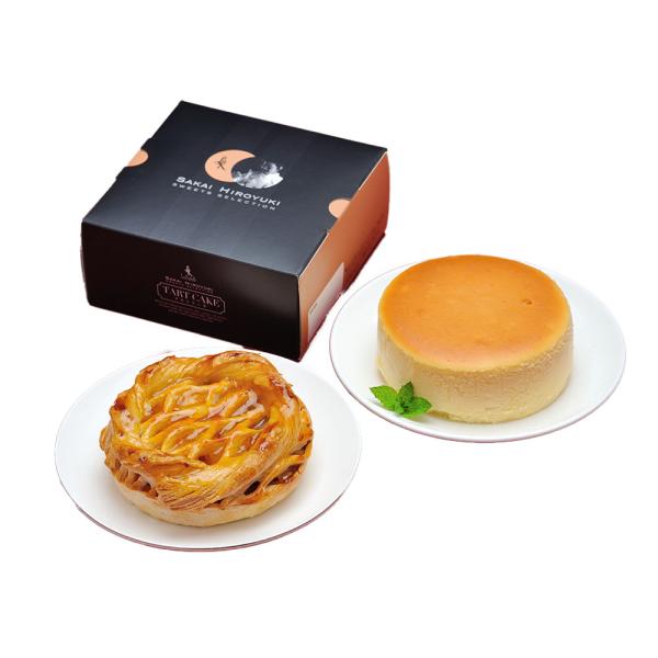 【発売日：2026年01月08日】坂井宏行監修 津軽りんごパイ 濃厚チーズケーキ 選べる各1個 各2個セット、送料無料（北海道、沖縄1100円。離島配送不可）です。「ラ・ロシェル」坂井宏行シェフ監修。津軽りんごの美味しさを大切に、じっくり煮...