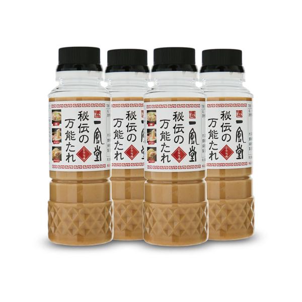 一風堂 秘伝の万能たれ とんこつ味4本セット、送料無料（沖縄、離島配送不可）です。■商品説明チャーハン、炒め物、スープ、鍋物などの味つけがこれ一本で簡単に決まる、一風堂秘伝の万能たれ（とんこつ味）です。味つけにムラができにくい液状タイプ。豚...