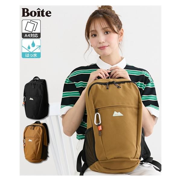 【カラー】ブラック/ベージュ 【素材】材質＝ポリエステル　サイズ＝たて約47×よこ約25×まち幅約17cm　開閉＝ファスナー　ポケット＝中：3個（オープン3）外：3個（オープン2、ファスナー1）持ち手の長さ＝約16.5cm　肩ひもの長さ＝約...