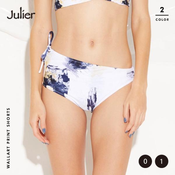 ≪Swimwear≫スイムウェアにオリジナルプリントのショーツが登場オリジナルのwallart printは、NYの友人宅のウォールアートからインスパイアされたもの。日本人体型にはハードルが高いトレンドのハイウエスショーツも、斜めにカットさ...