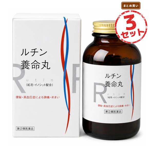 ルチン養命丸は、血管を丈夫にする「ルチン」、おだやかなお通じをつける「ダイオウ」、「センナ」等を配合し、高血圧症による種々の症状を緩和するお薬です。