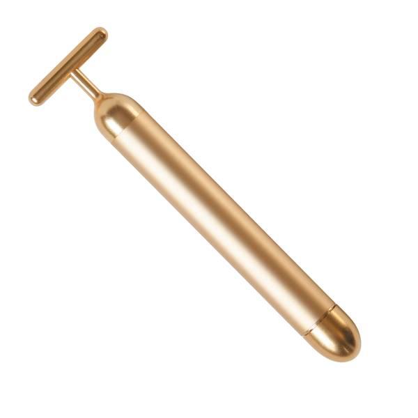 純金(24K)ヘッド搭載 電動美顔器 ビューティーバー・完全防水・毎分約6000回転の心地よい振動・24K純金ヘッドで、上質なスキンケアタイムヘッド部分に純金(24K)加工を施した電動美顔器。高級感のあるゴールドヘッドが、毎日のスキンケアに...