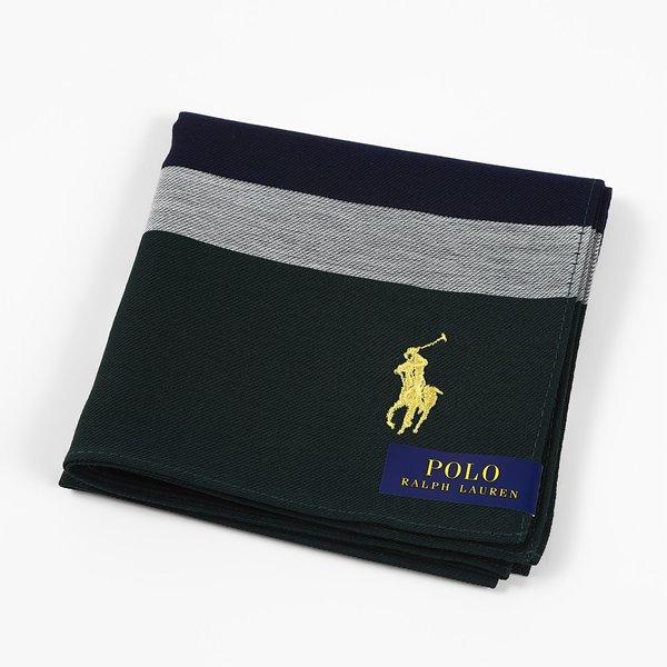 新品　ラルフローレン　ハンカチ　RL5499商品のサイズ実測サイズ　４７cm×４７cm実測サイズの多少の誤差はご容赦ください。商品の紹介素材：綿１００％カラー：グリーン系ボーダー柄ラルフローレンのハンカチです。ポニーの刺繍がポイントです。商...