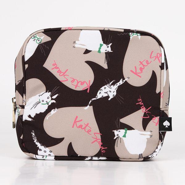 ケイト・スペード　kate spade　ポーチ　KS5526【　ギフト　プレゼント　ブランド　レディース　母の日　ホワイトデー　クリスマス　女性　】製造メーカー川辺株式会社（正規ライセンシー）商品のサイズ実測サイズ　W１５cm×H１４cm×...